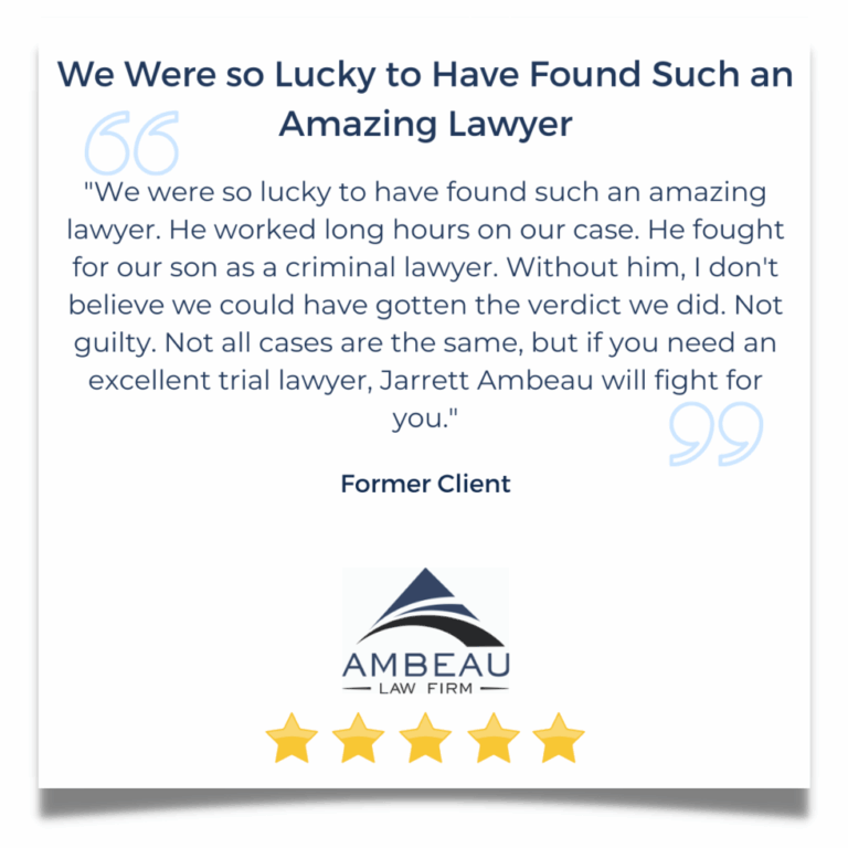 Jarrett Ambeau | Trusted Criminal Defense Attorney